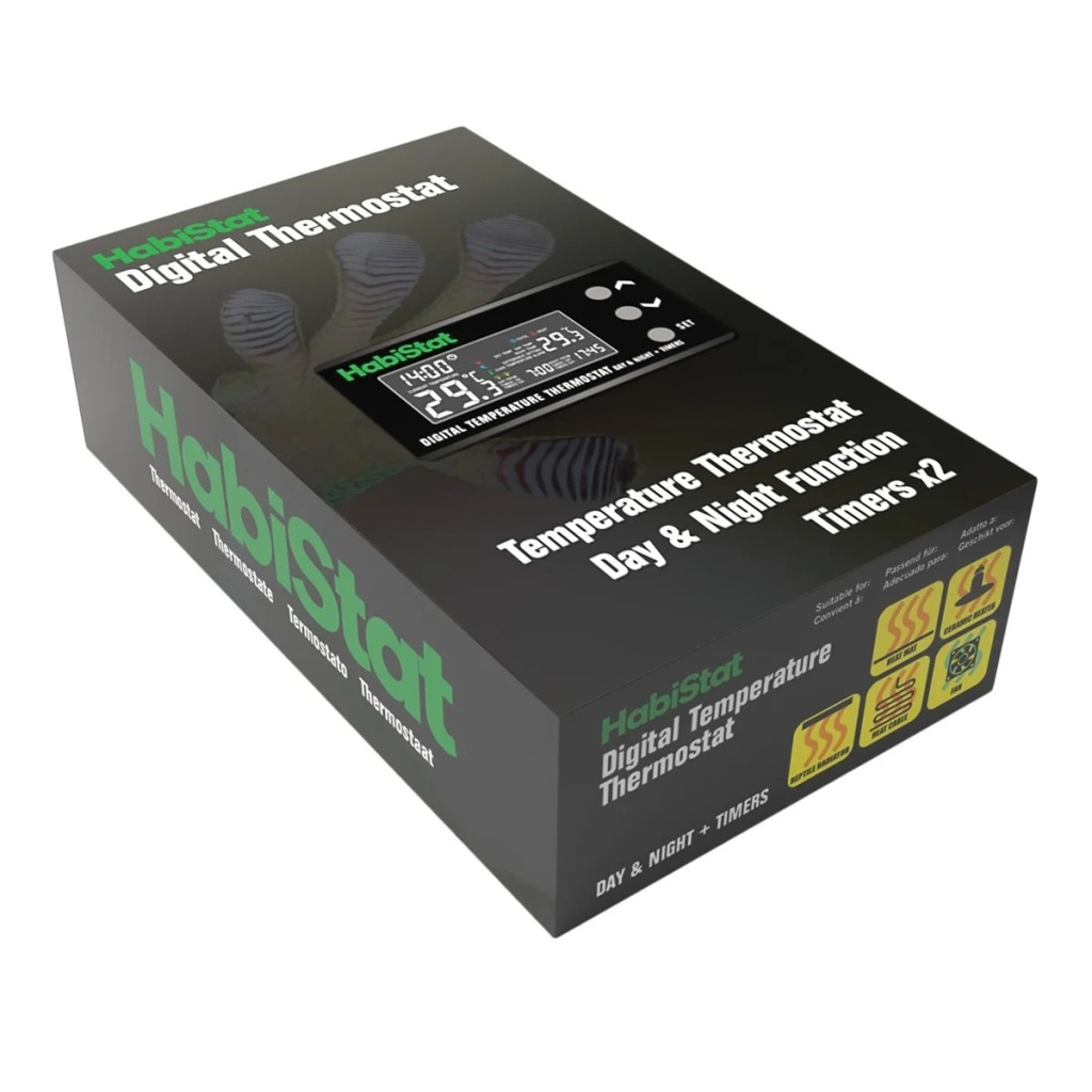 HabiStat Digital Temperature Thermostat, Day/Night Timer 600 Watts ...