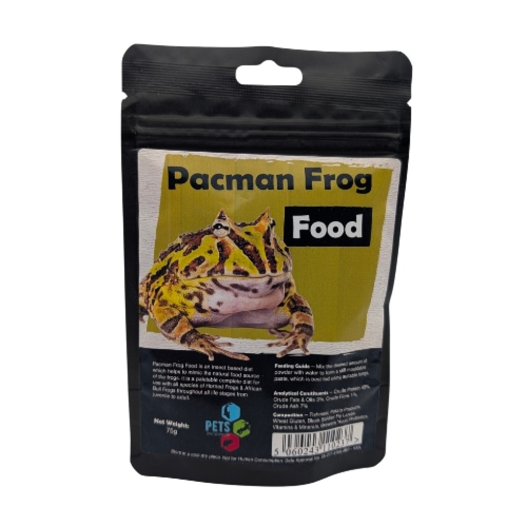 Pacman Frog Food 75g - High-quality nutrition for your frog